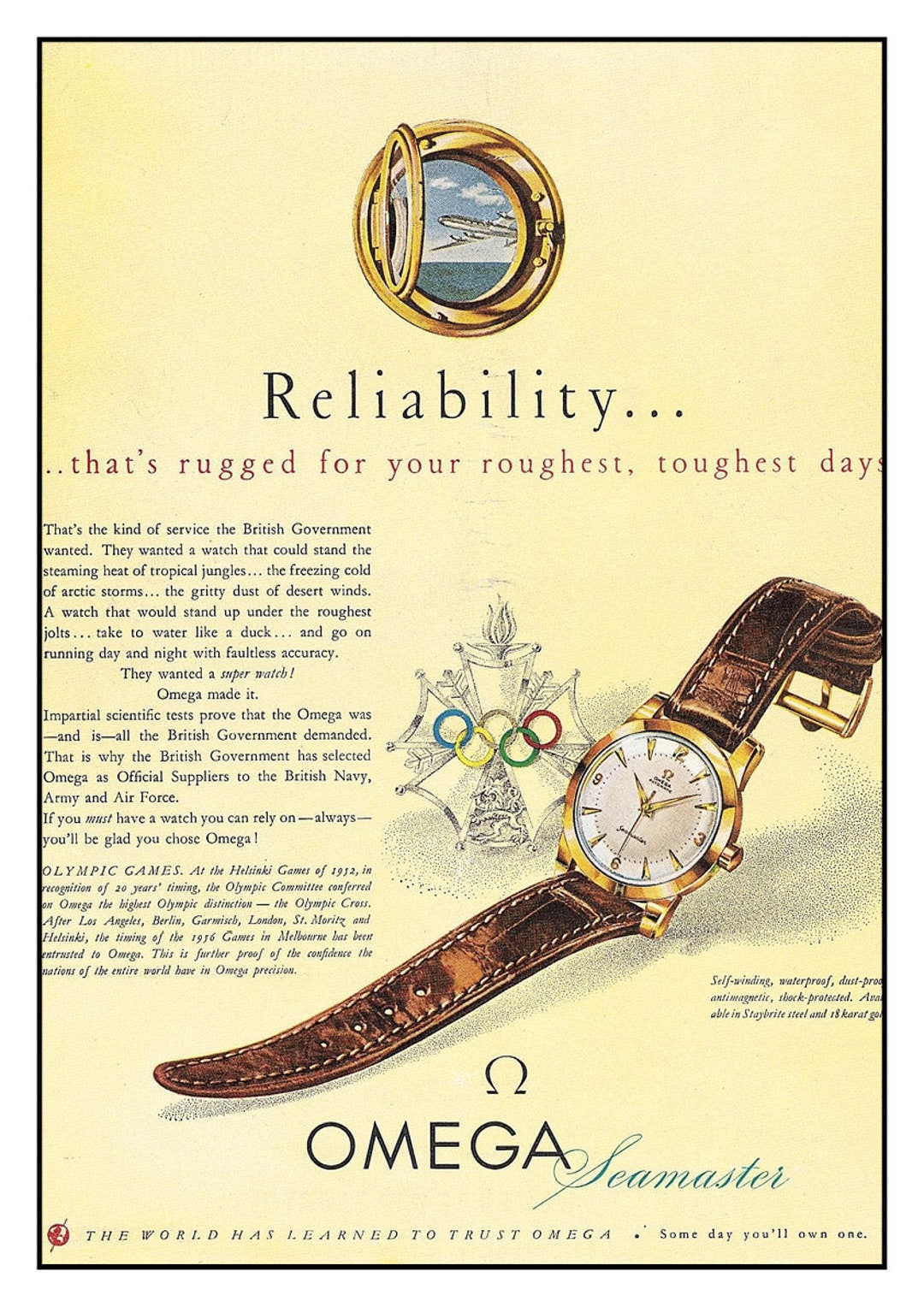 Omega Seamaster Poster - Etsy
