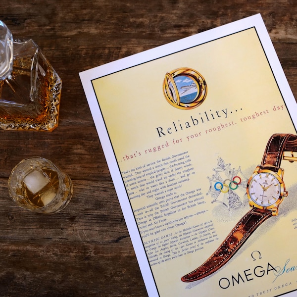 Omega Seamaster - Etsy