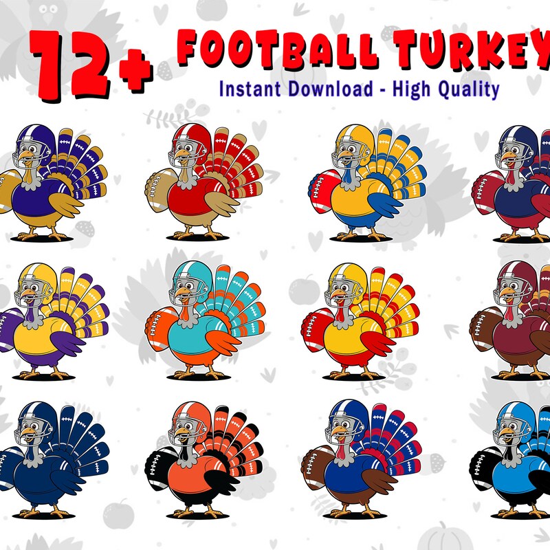 Turkey Football - Etsy