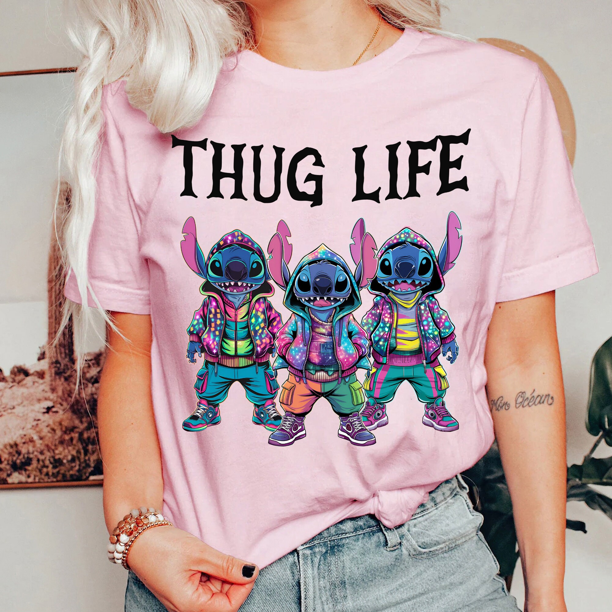 Thug Life Stitch Png, Stitch Friends Png, Stitch Hiphop Png, Scary Png ...