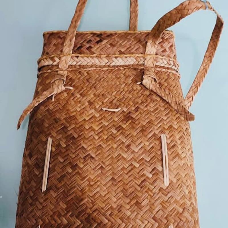 Rattan Backpack - Etsy