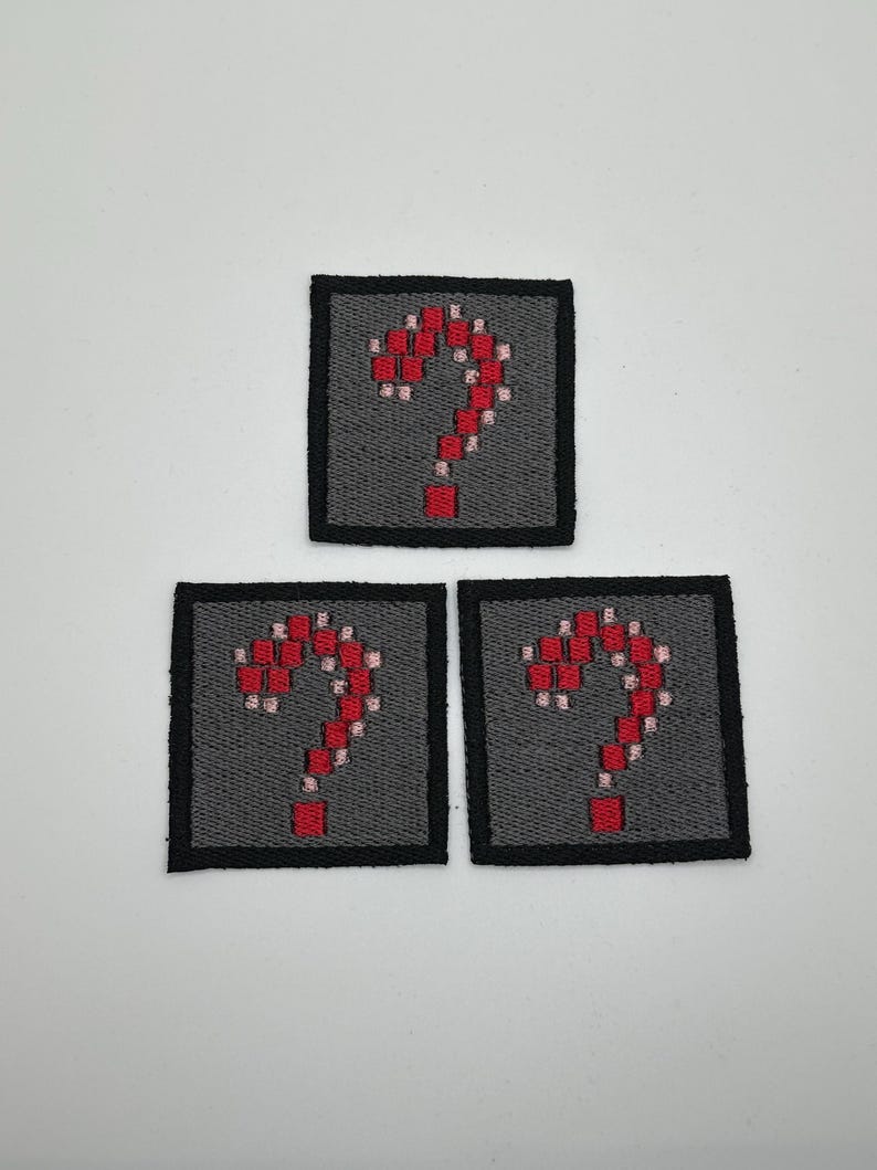 Square Question Mark “tipper” Patch (2.25” X 2.25”) - Etsy