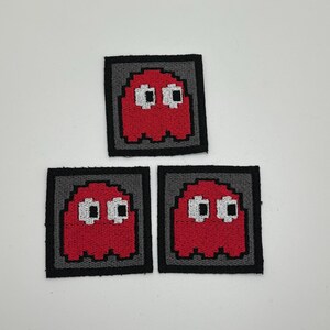 Pacman Ghost “blinky” Patch (2.25” X 2.25”) - Etsy