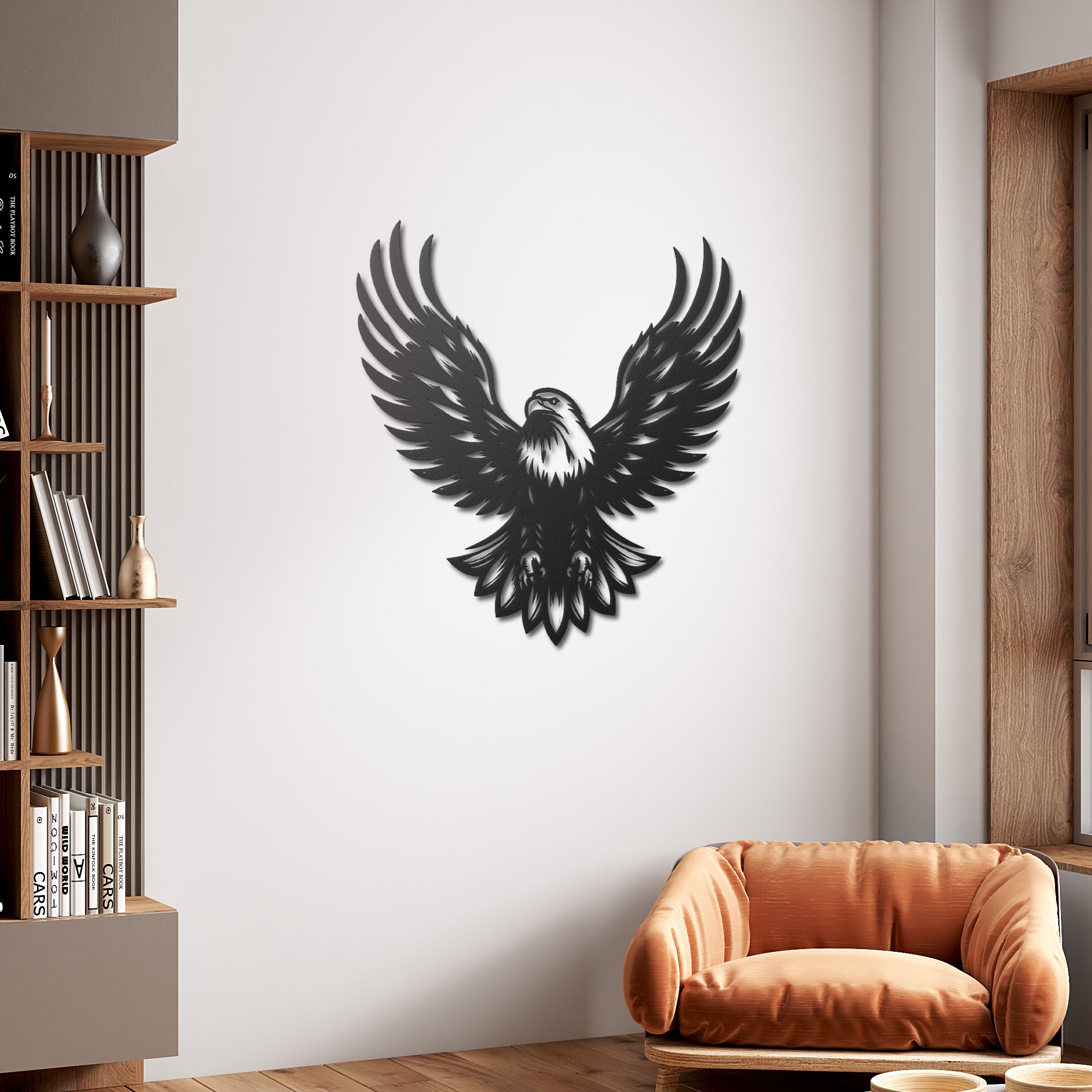 Eagle Metal Wall Art, Eagle Wall Decor, Eagle Wall Sign, Eagle Lover ...