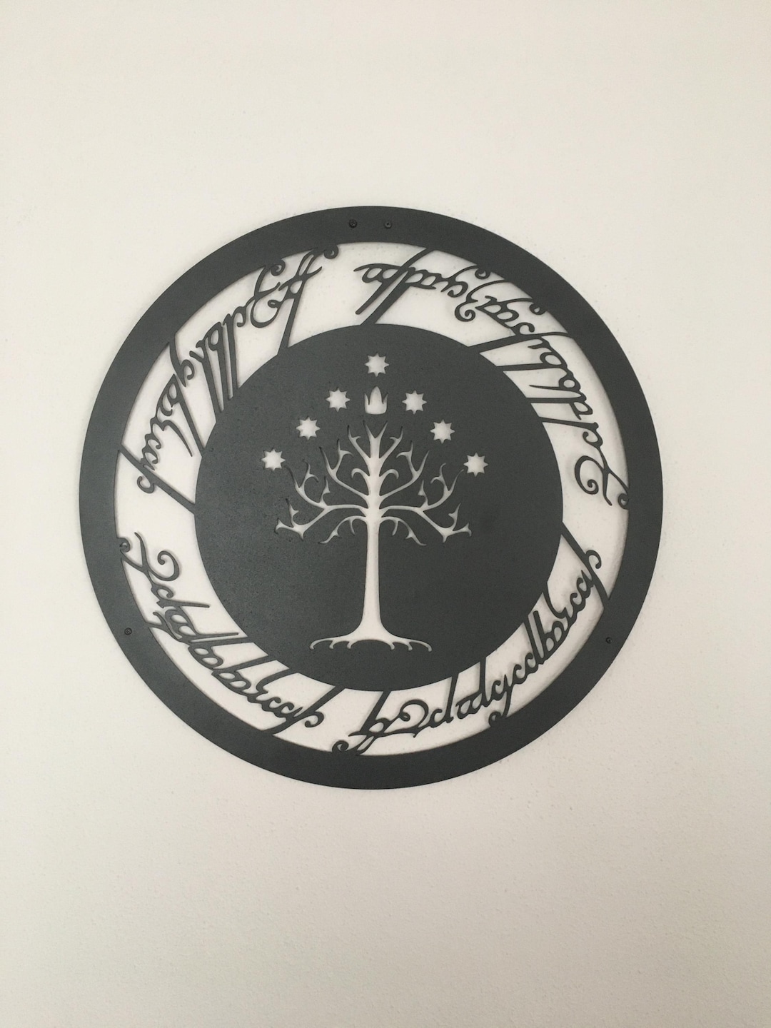 White Tree of Gondor Metal Wall Art, Lord of the Rings Wall Decor, Lotr ...