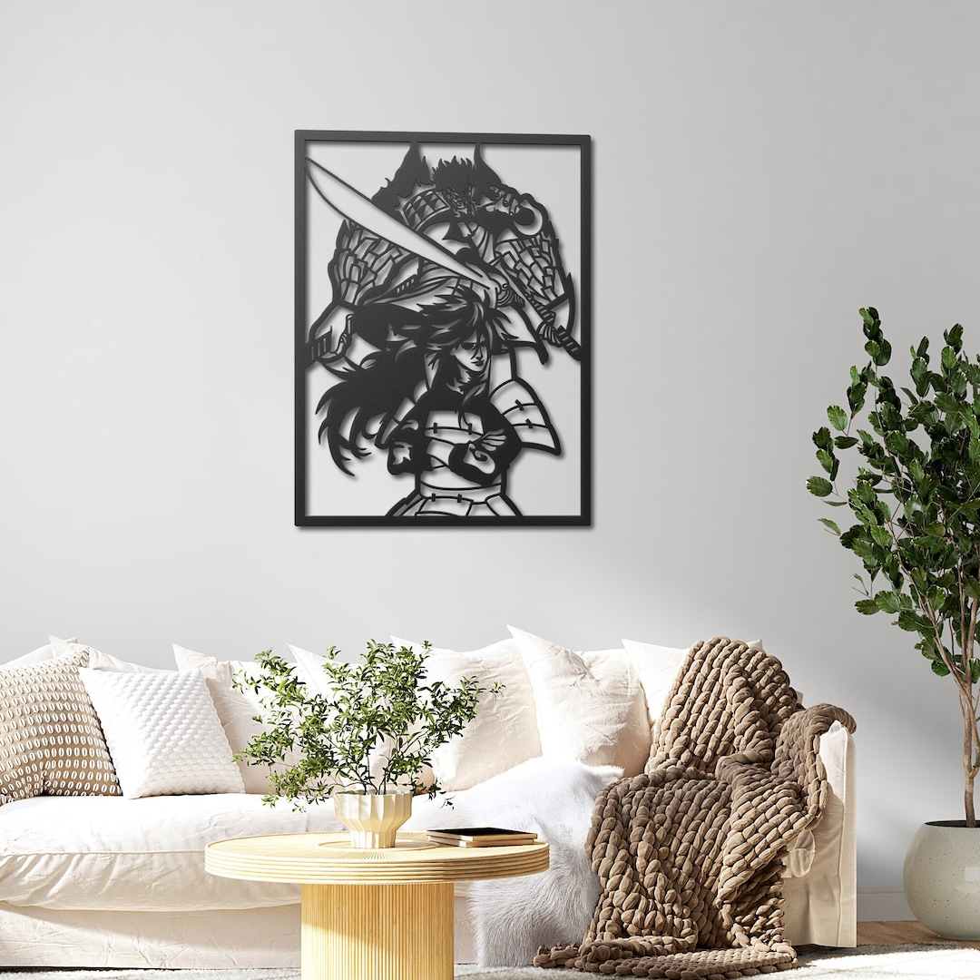 Anime Metal Wall Decor, Anime Metal Wall Art, Anime Gifts for Him ...