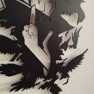 Anime Metal Wall Art, Anime Metal Wall Decor, Japan Anime Gifts for Him ...