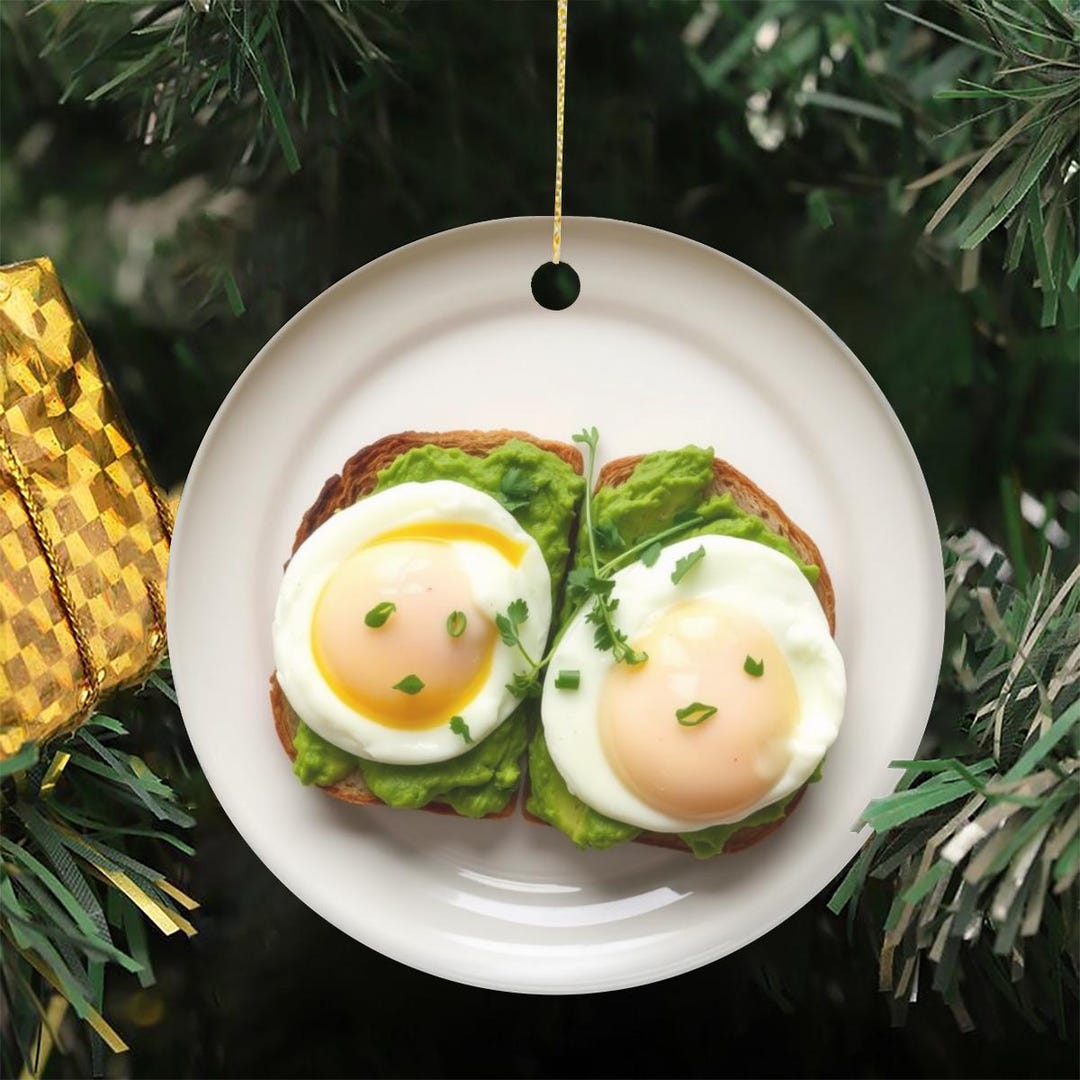 Custom Personalized Avocado Toast With Poached Eggs, Health Breakfast ...