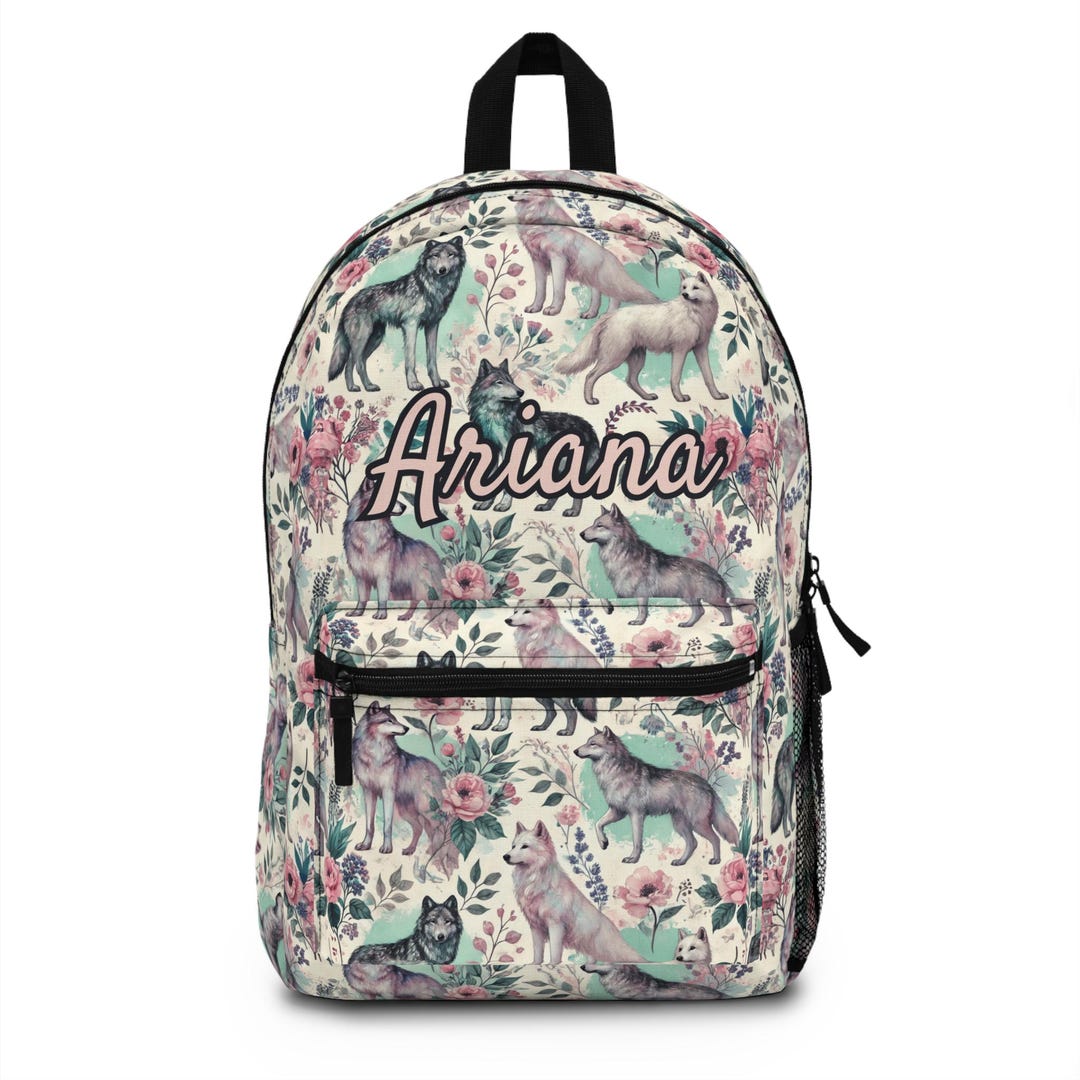 Custom School Backpack for Girls Teens Kids Adults Personalized Name ...