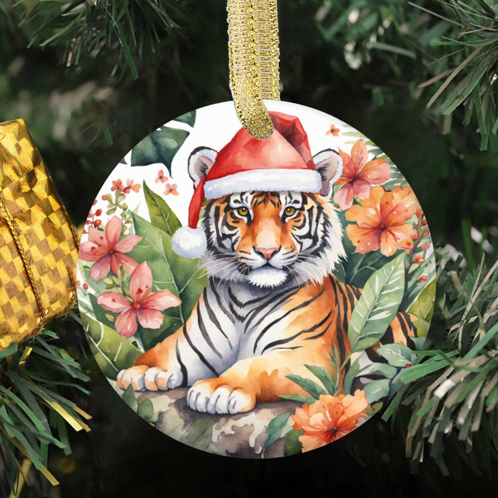 Variety of Christmas Xmas Ornament of a Tiger Cub Animal - Etsy