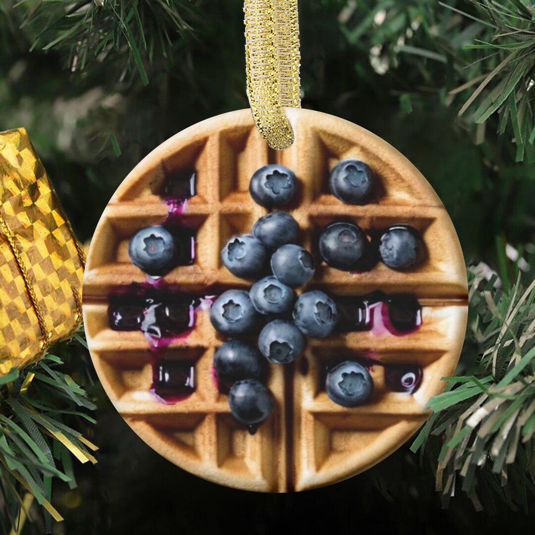 Custom Realistic Looking Waffle Cute Funny Foodie Plain Waffles Lover ...