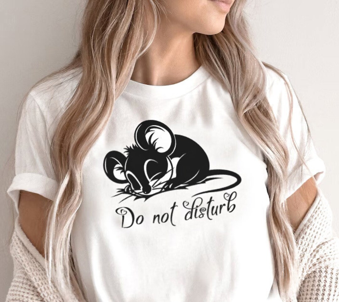 Cute Mouse Do Not Disturb Shirt, Funny Mouse T-shirt, Funny Introvert ...