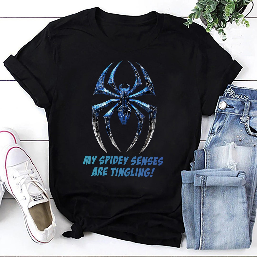 Spidey Senses T-shirt, Superhero Spider Graphic Tee - Etsy