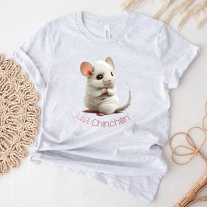 Cute Chinchilla Shirt, Just Chinchillin' T-shirt, Chinchilla Lover Gift ...