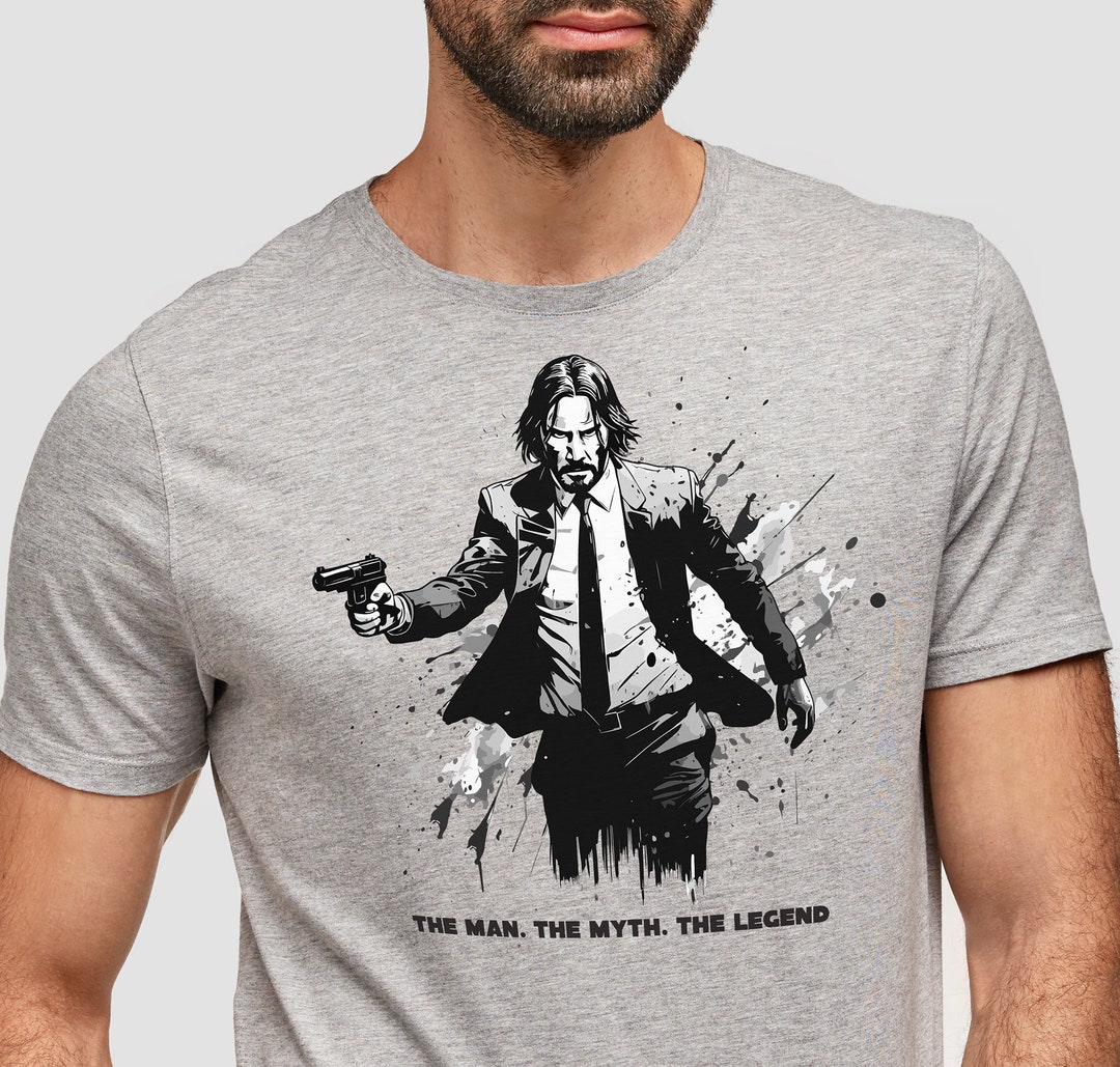 Keanu Reeves Fan Art Shirt, Keanu Reeves T-shirt, Action Movie Tee, the ...