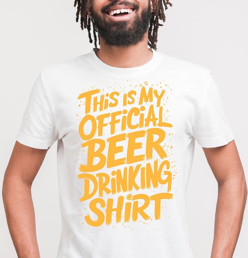 Official Beer Drinking Shirt, Funny Drinking Tee, Beer T-shirt, Gifts ...