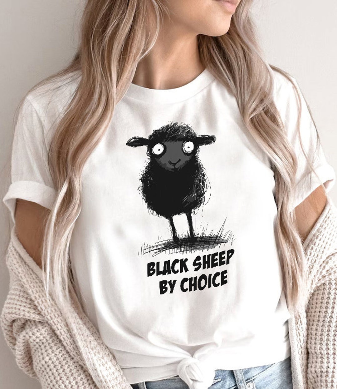 Black Sheep by Choice T-shirt: Funny Unisex Tee, Funny Family Gift - Etsy