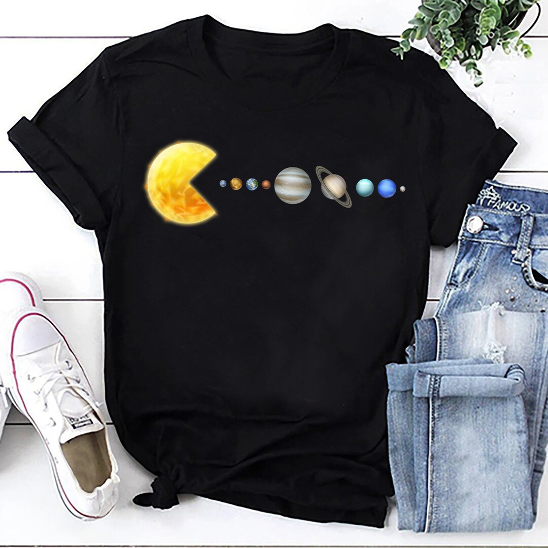 Solar System Shirt, Funny Planets T-shirt, Unisex Astronomy Tee ...