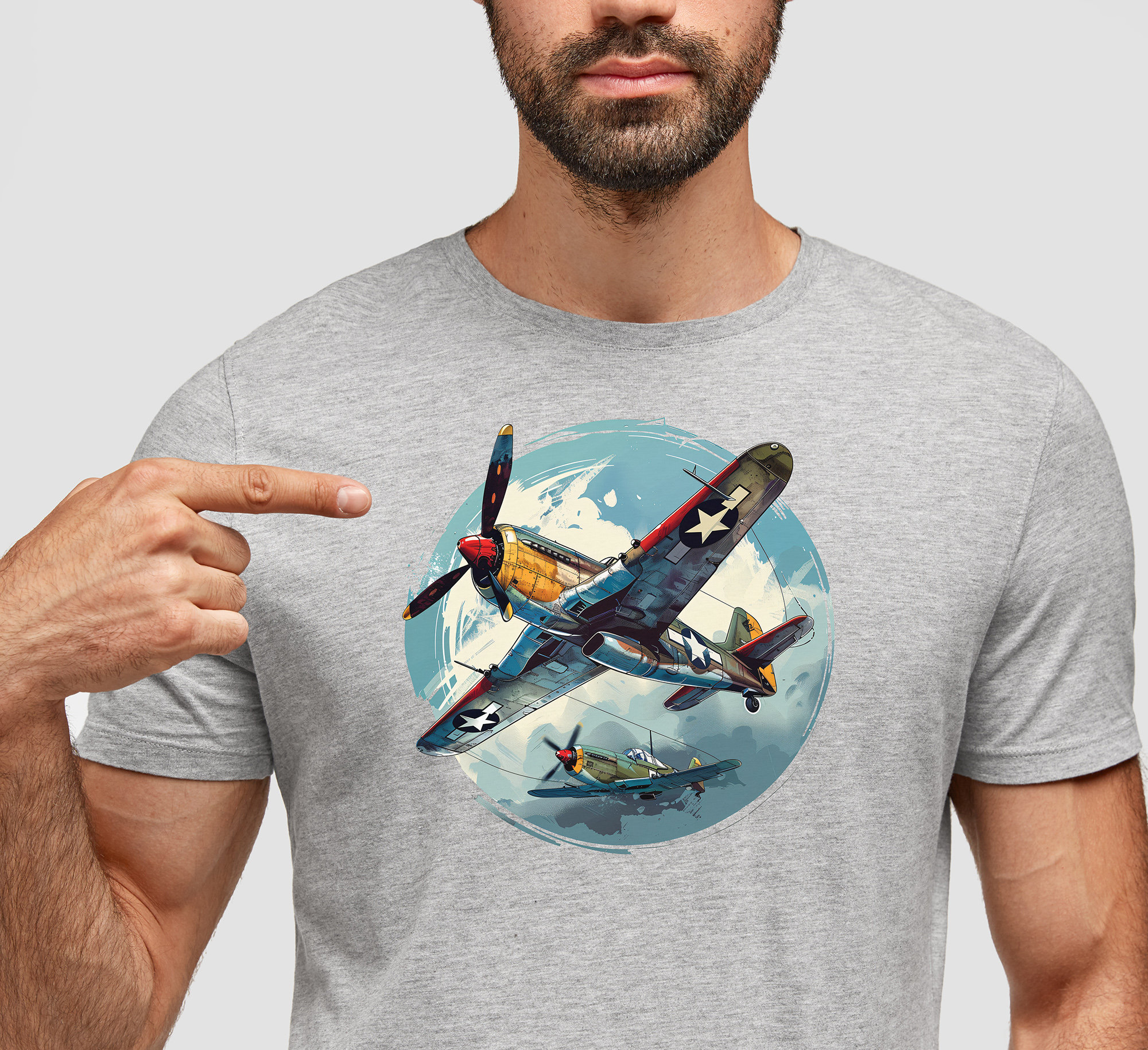 WW2 Warbirds Plane Shirt, Vintage Airplane T-shirt, World War II ...