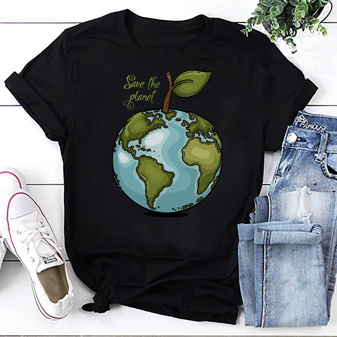 Earthly Orchard T-shirt: Save the Planet Unisex Tee, Earth Awareness ...