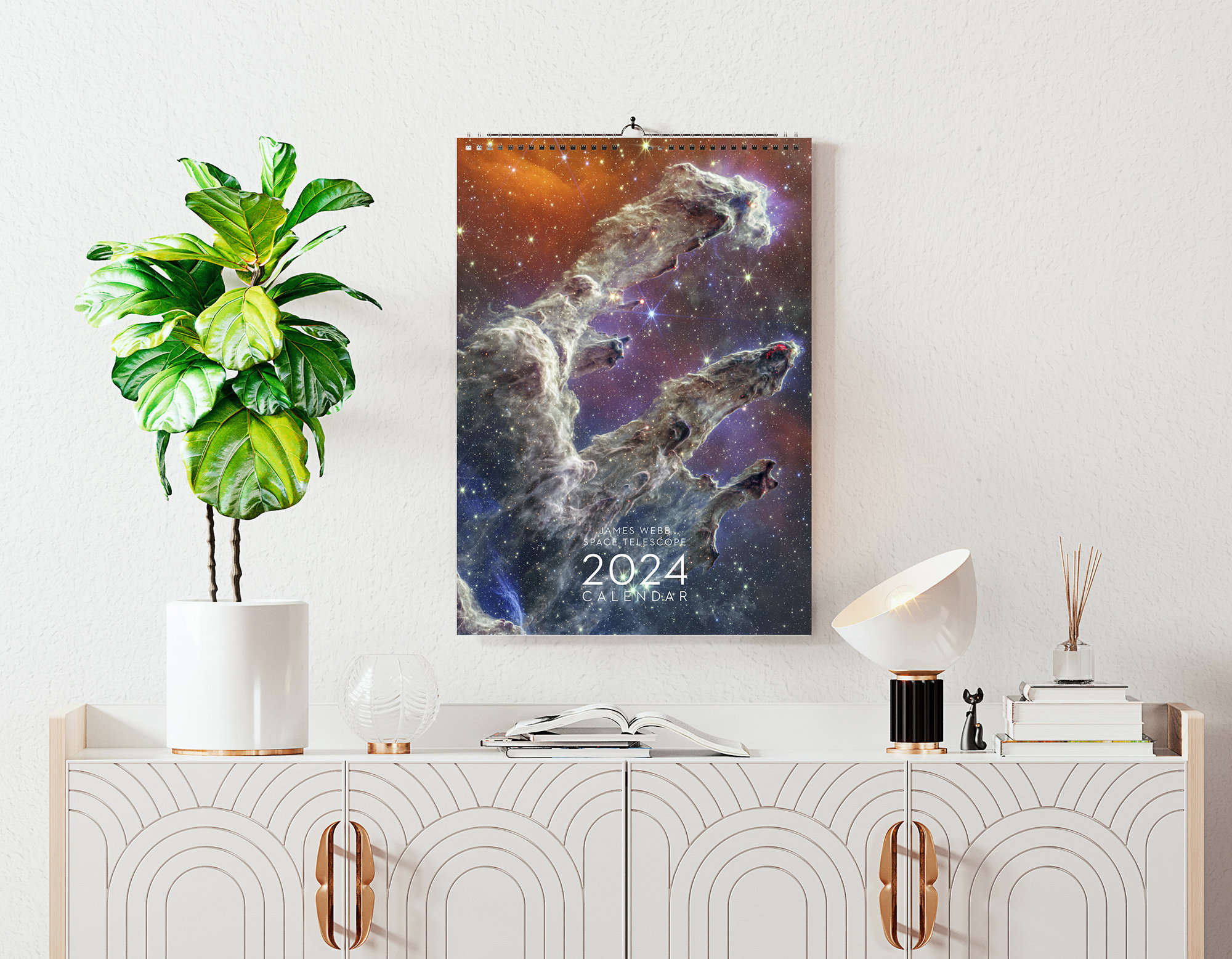 James Webb Space Telescope 2024 Wall Calendar US & CA, Ledger 11 X 16.5 ...