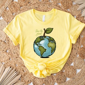 Earthly Orchard T-shirt: Save the Planet Unisex Tee, Earth Awareness ...