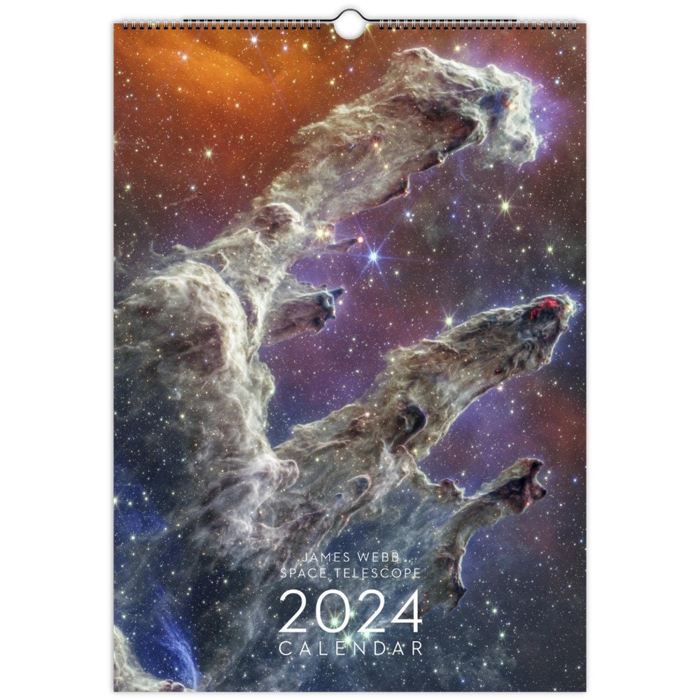 James Webb Space Telescope 2024 Wall Calendar, A3 11.7 X 16.5 In ...