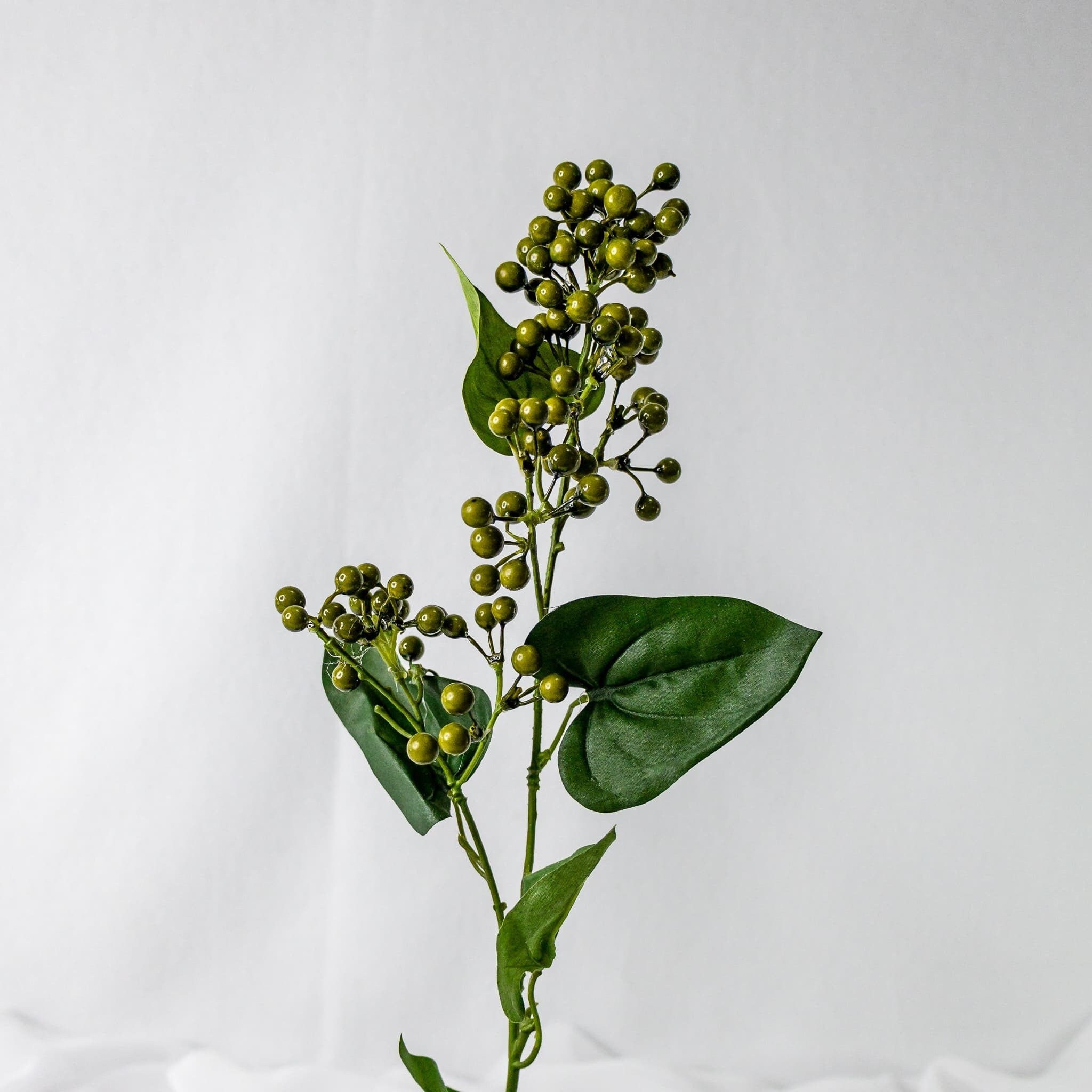 Green Berry 6 Pack Realistic Artificial Flowers and Greenery - Etsy