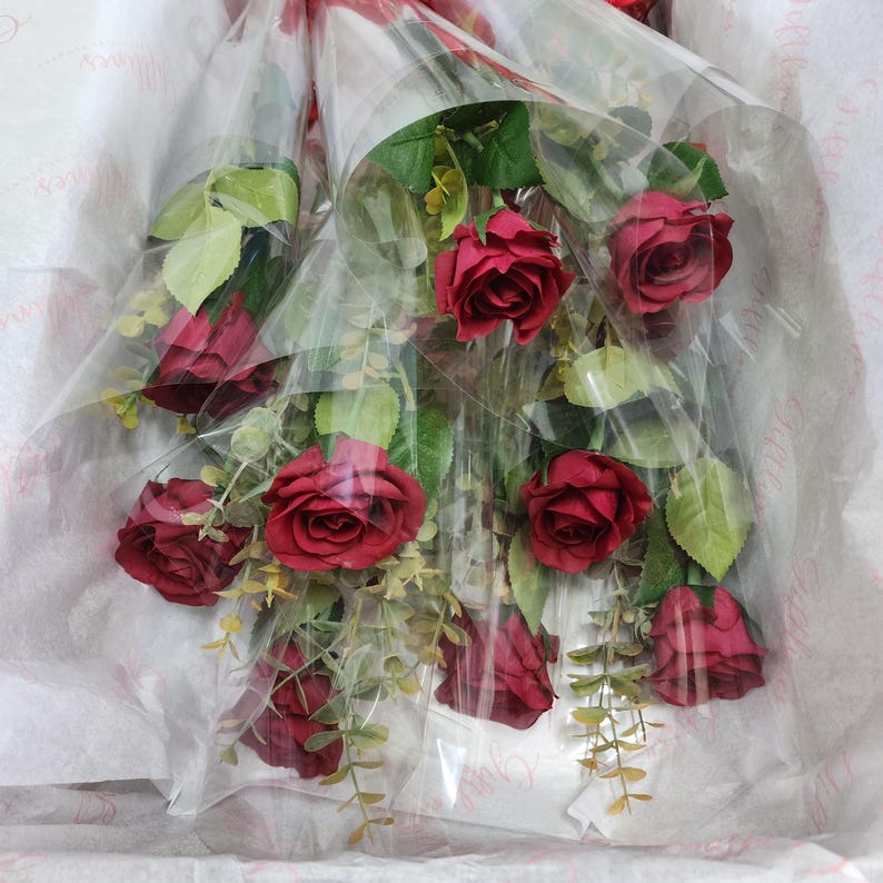 Gift Wrapped, Single, Real Touch, Red Rose - Realistic Artificial ...