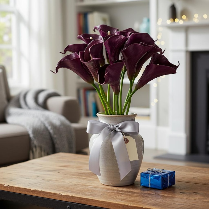 Plum Calla Lilies - Etsy
