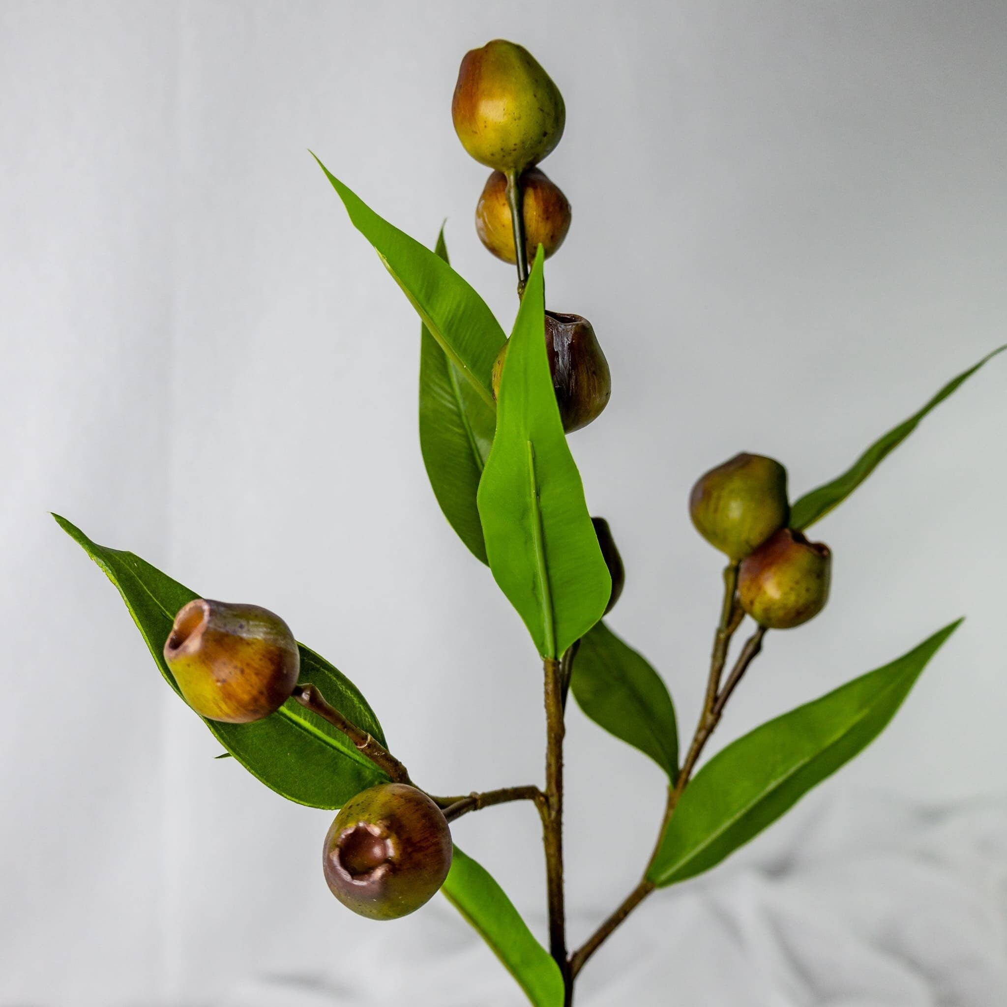 Green Gum Nut Spray 6 Pack Realistic Artificial Flowers and Greenery - Etsy