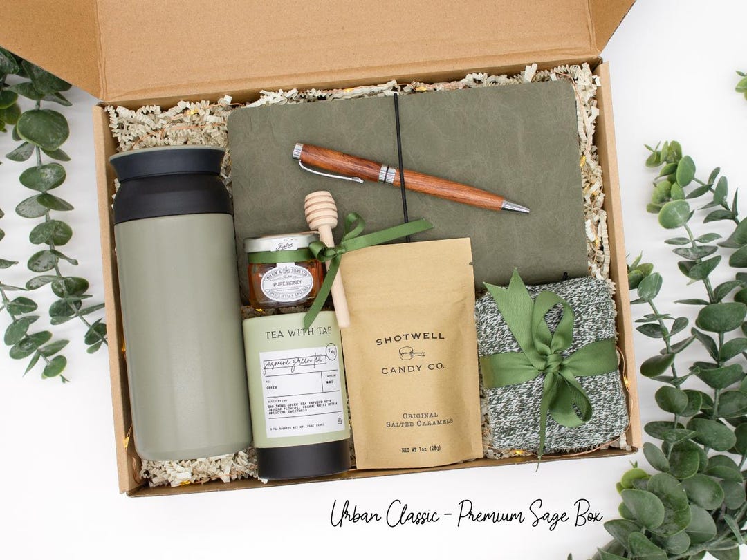 Men's Gift Box: Tumbler, Tea, & Socks. Valentine's Day, Birthday ...