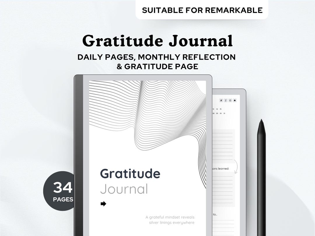 Gratitude Journal for Remarkable 2 With Affirmations & Sleep Tracker ...