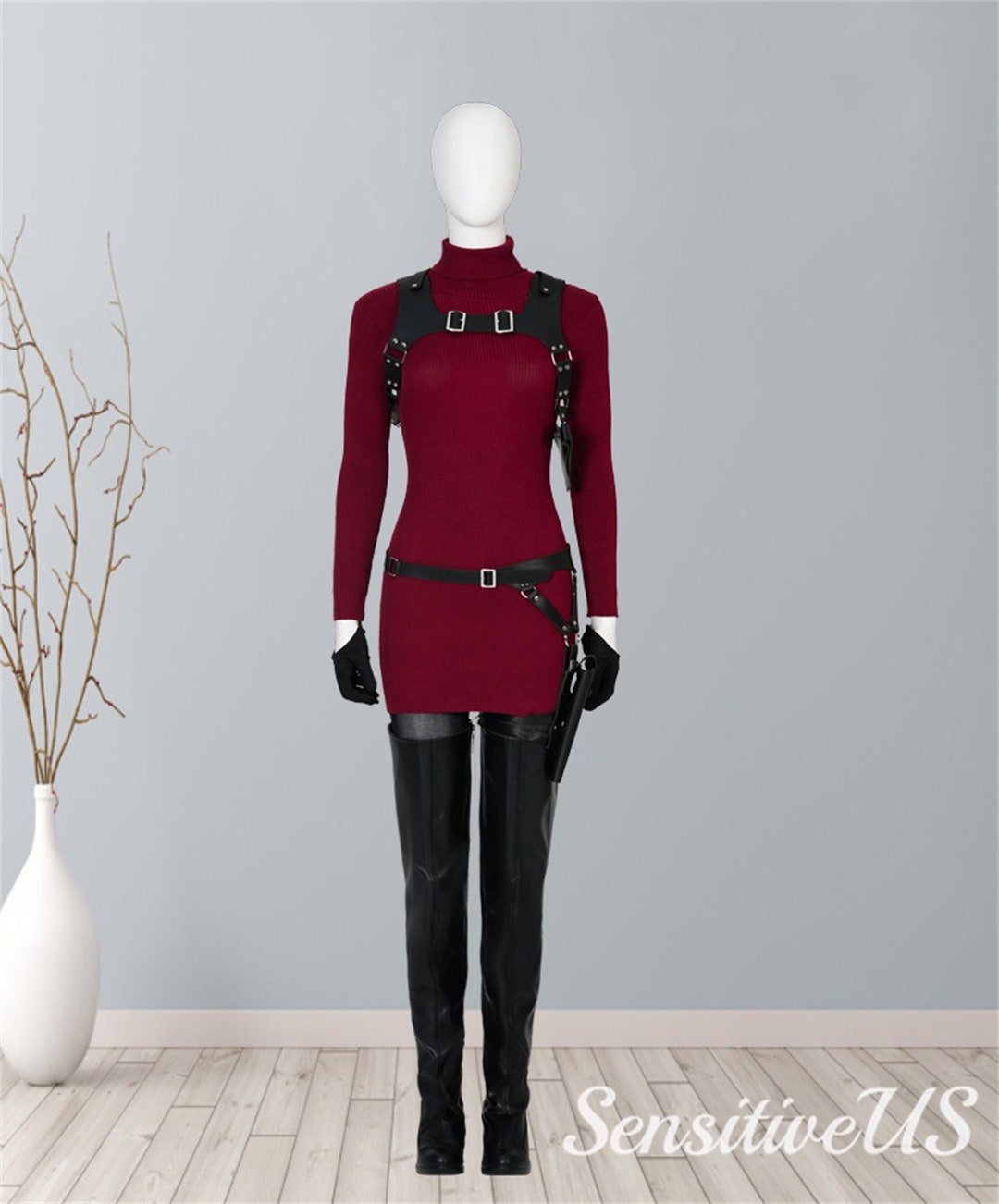 Ada Wong Cosplay Dress Resident Evil 4 Red Cosplay Costume - Etsy