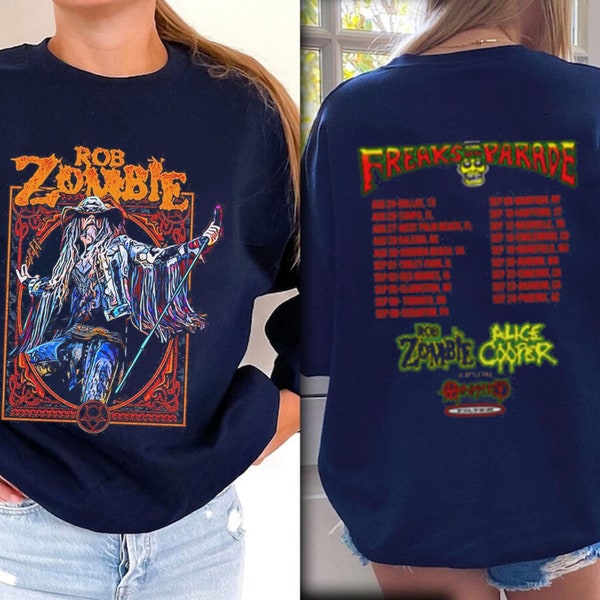 Alice Cooper Rob Zombie Shirt - Etsy