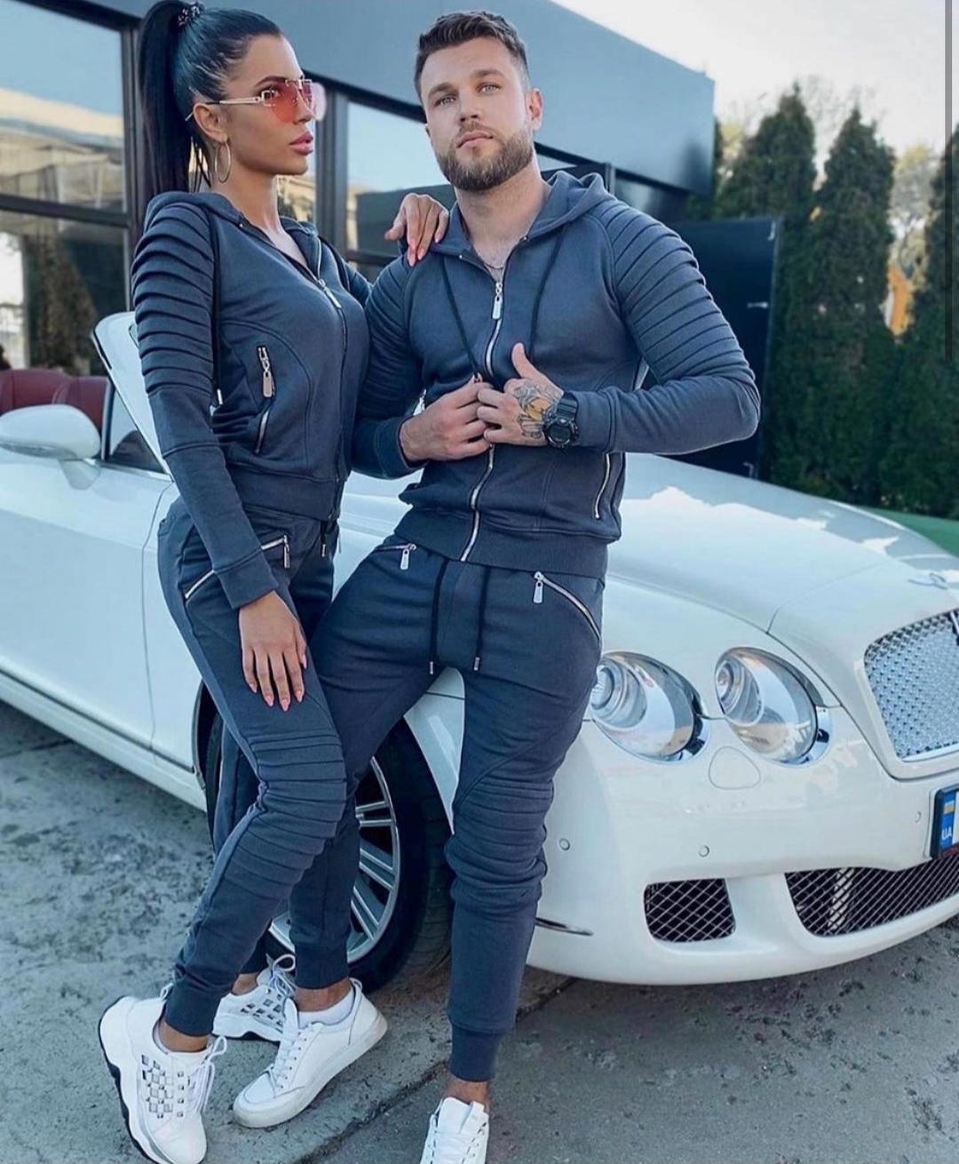 Matching Couple Sweatsuits | His and Hers 2 Piece Lounge Set | Fashion ...