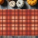 Rich Fall Plaid Throw Pillow Autumn Front Porch Decor Halloween Front ...