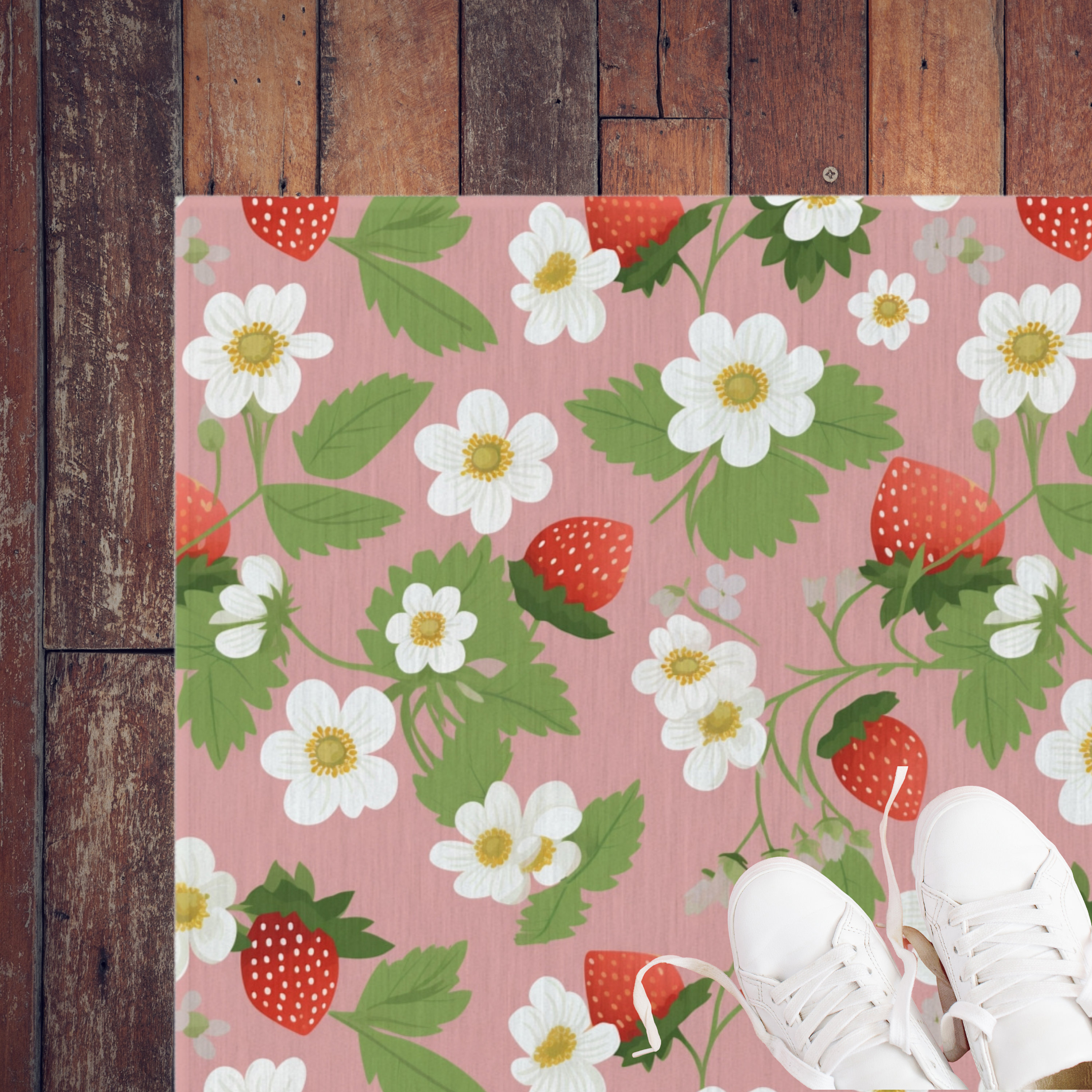 Strawberry Rug Cute Indoor/outdoor Rug Rug for Teen - Etsy