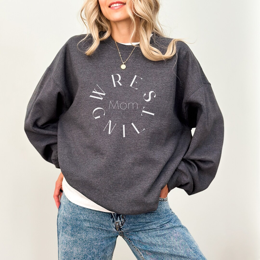Wrestling Mom Sweatshir | Cute Wrestling Sweater for Mom | Mom of ...