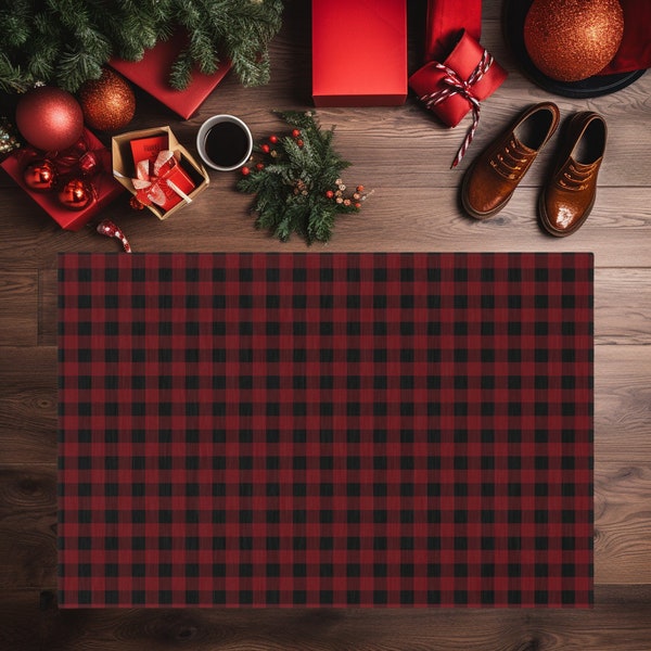 Red Buffalo Plaid Christmas - Etsy
