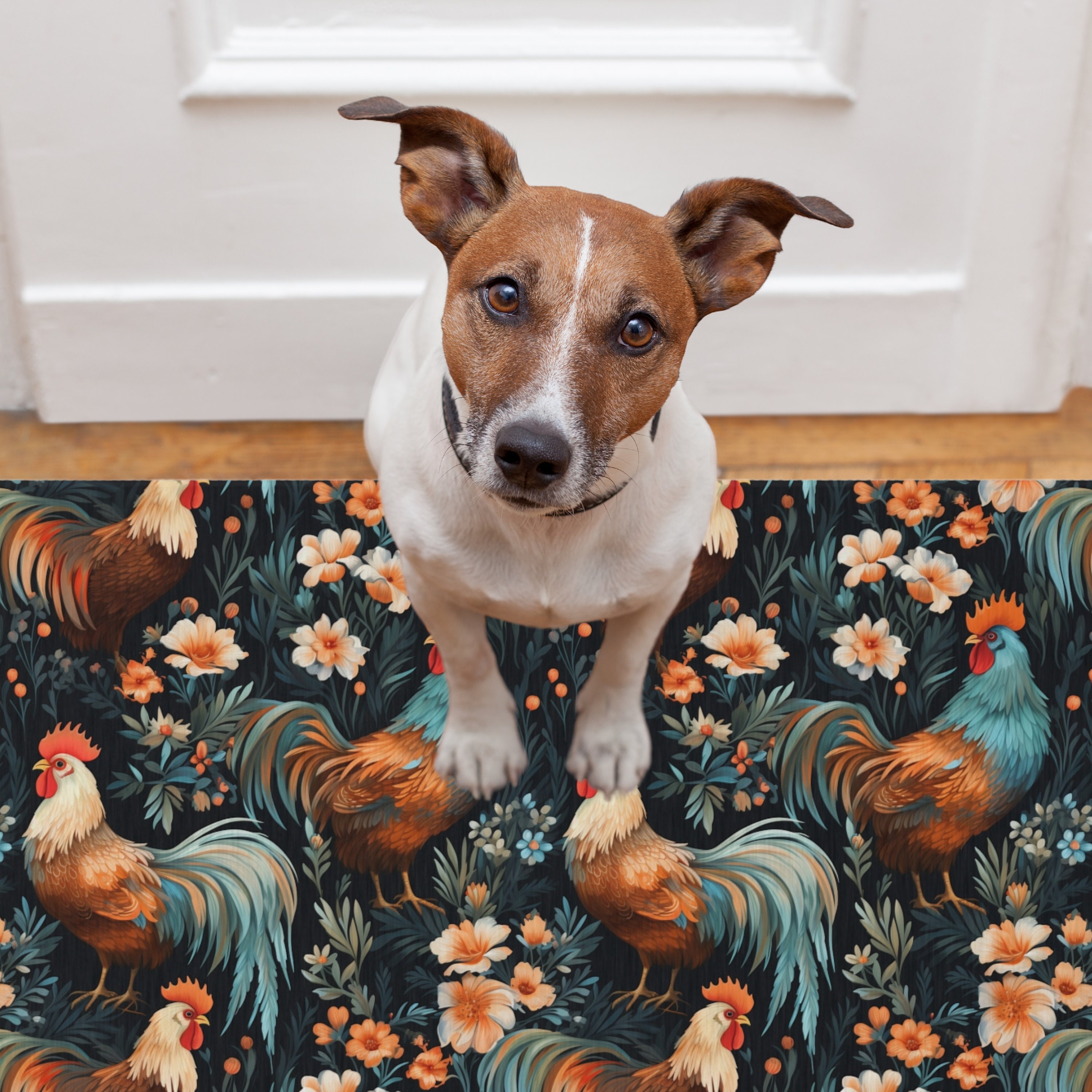 Chicken Rug Indoor/outdoor Chicken Rug Rug for Chicken Mom Cottagecore ...