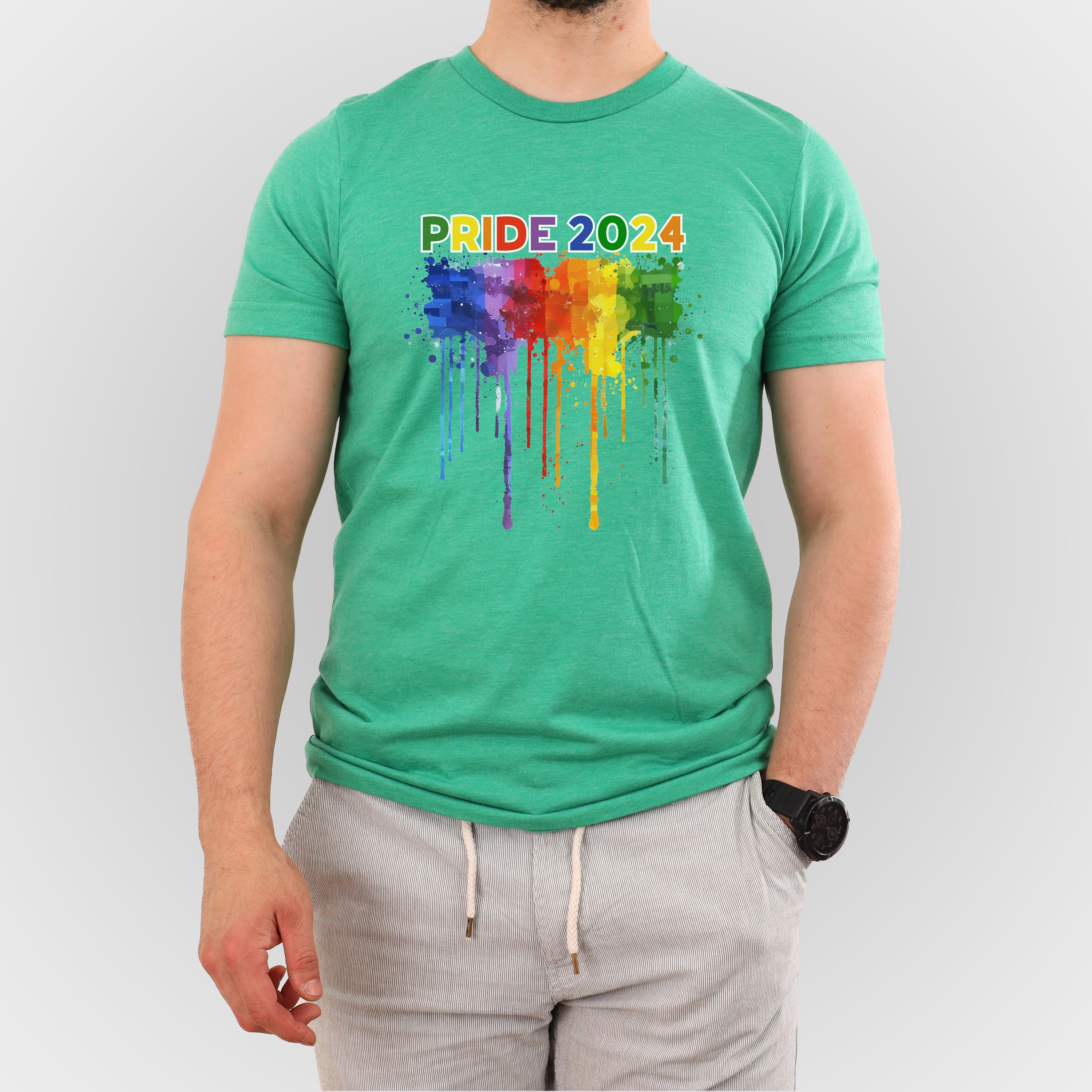 Pride 2024 Rainbow T Shirt Gay Pride Parade Sweatshirt Pride Rainbow