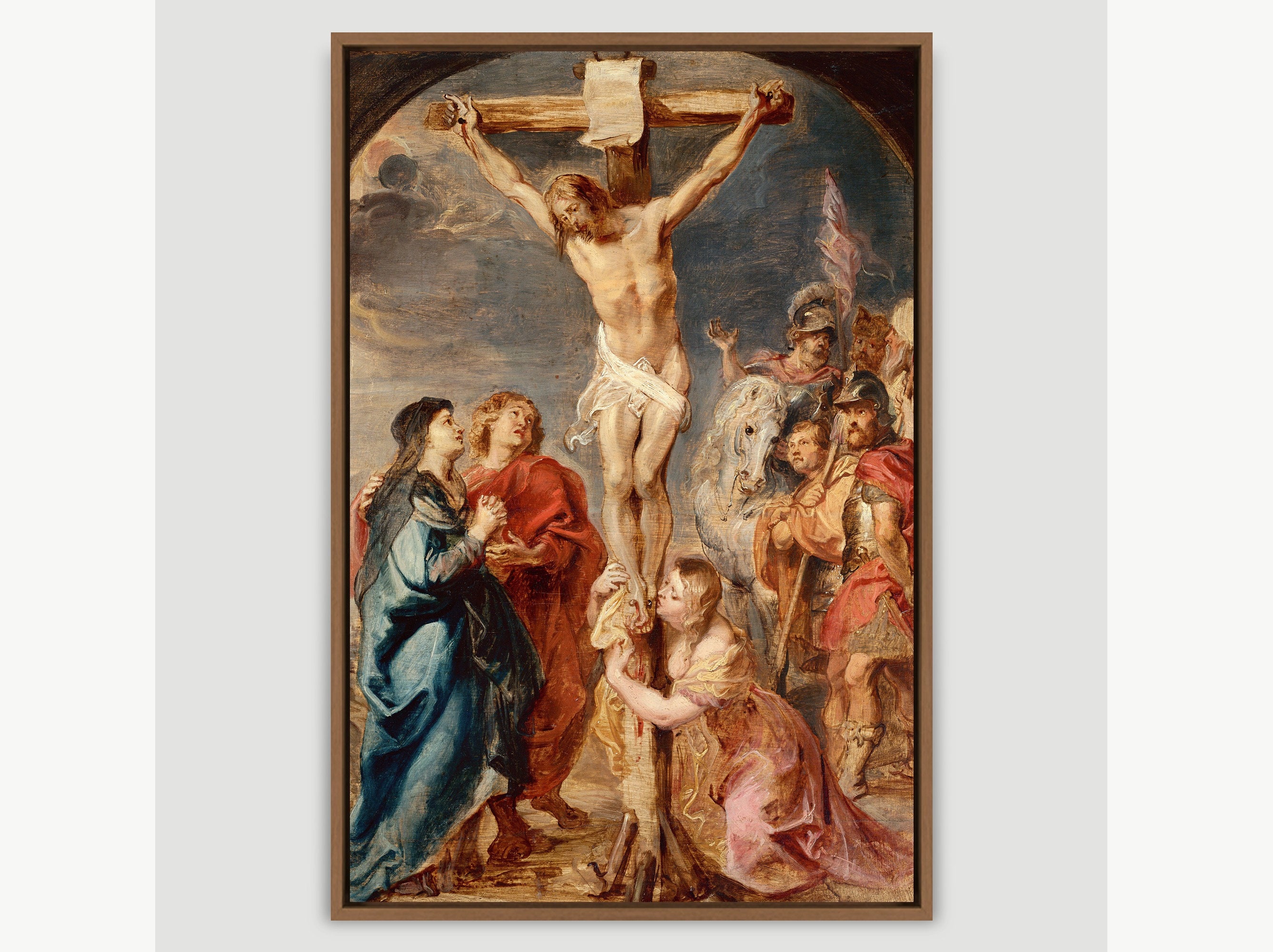 Christ on the Cross by Peter Paul Rubens, Framed Canvas Print Wall Art ...