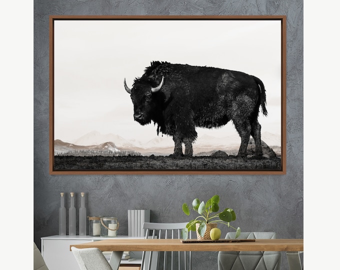 Jasper Buffalo Buffalo Art Print, Buffalo Decor - Etsy