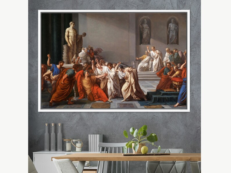The Death of Julius Caesar in the Roman Senate by Vincenzo Camuccini ...
