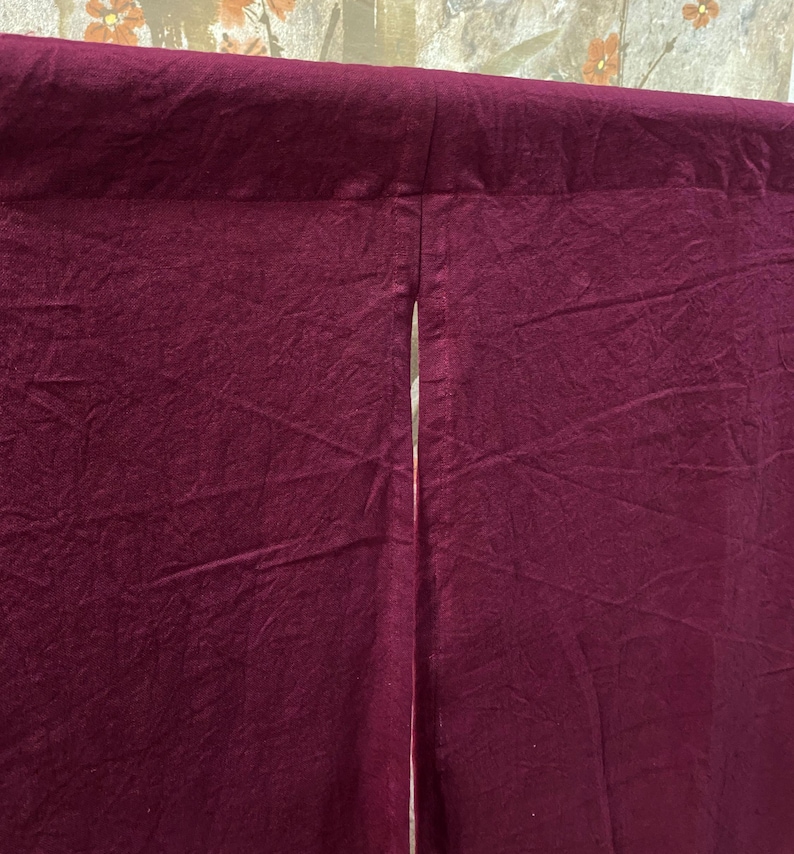 Bohemian Natural Japanese Noren Curtain, Custom Size & Color Options ...