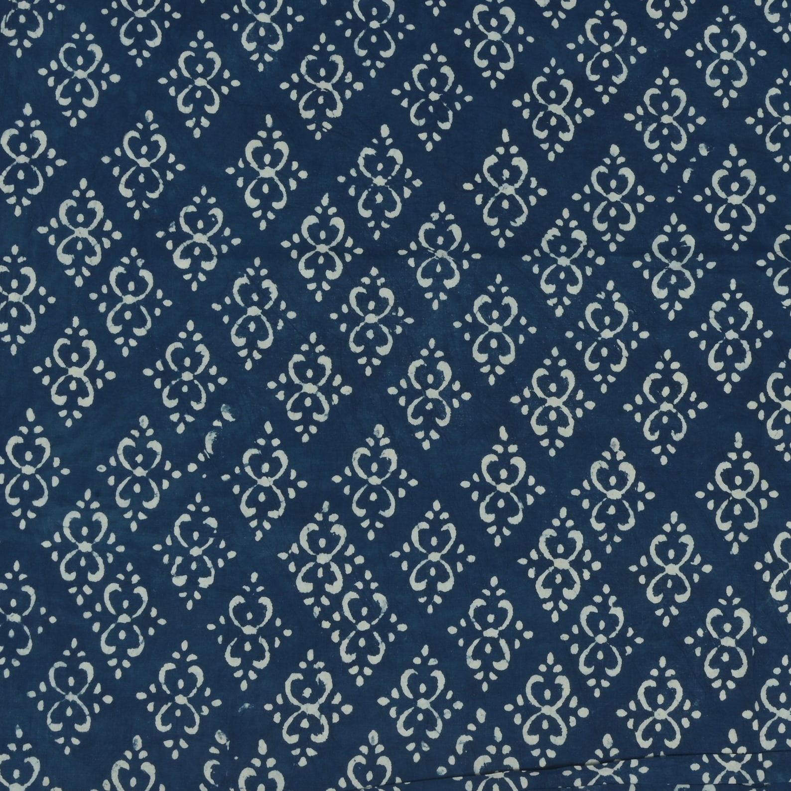 Indian Hand Block Print Geometric Cotton Voile Fabric, Fabric by the ...