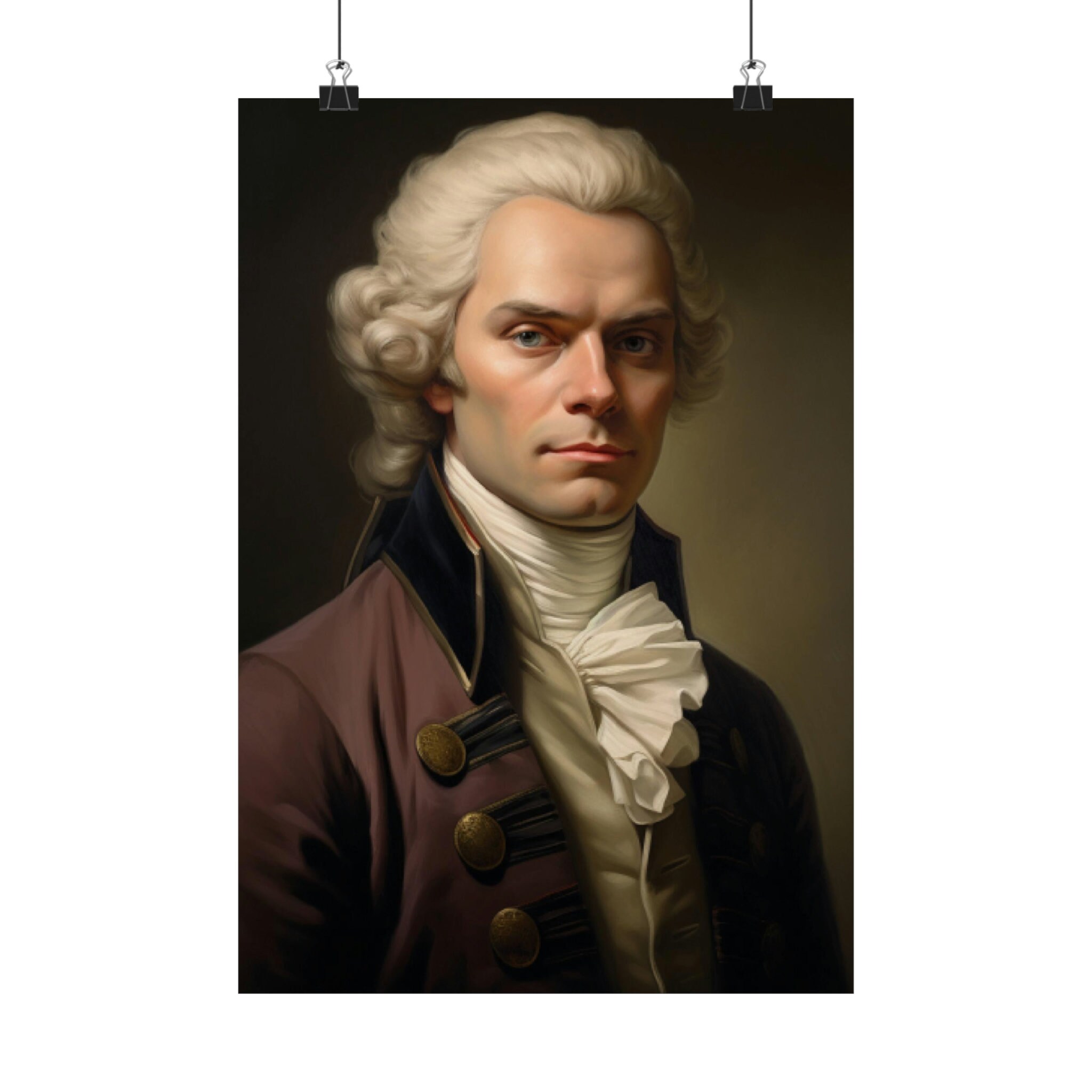 Revolutionary Visionary: Portrait of Maximilien Robespierre Architect ...