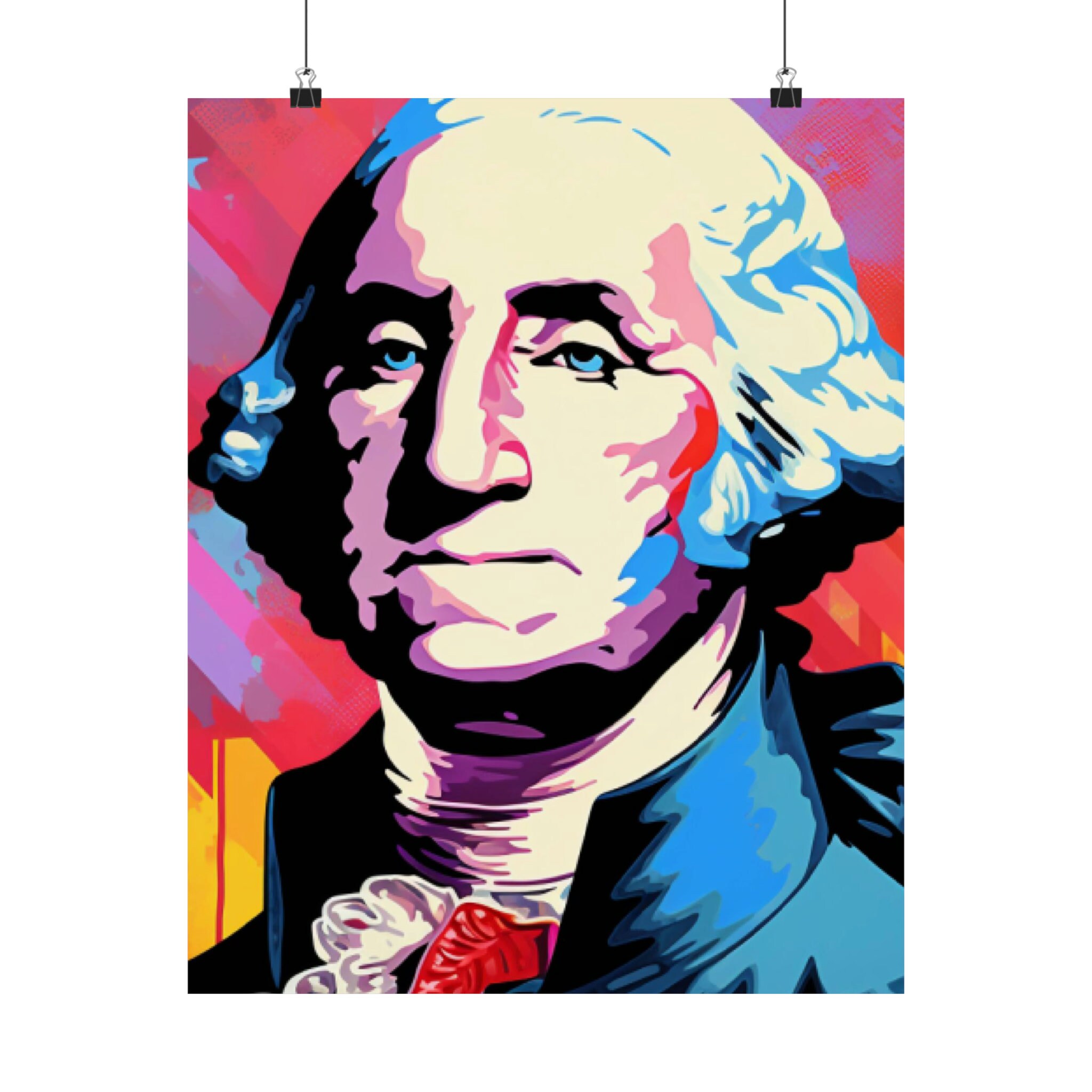 Presidential Pop: George Washington Vibrant Pop Art - Etsy