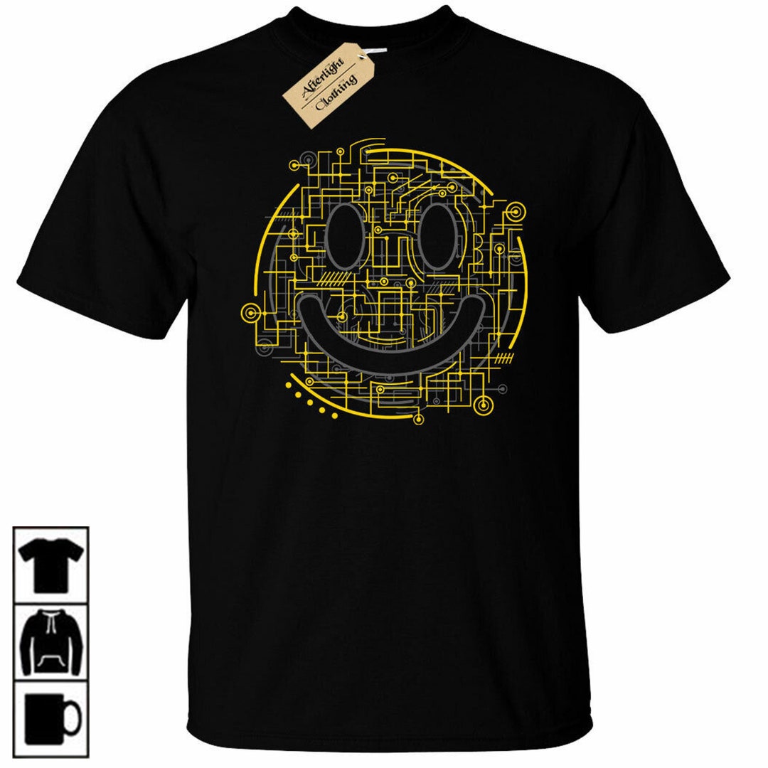 Electric Smily Happy Face Happy Rave 80's 90's Acid - Etsy